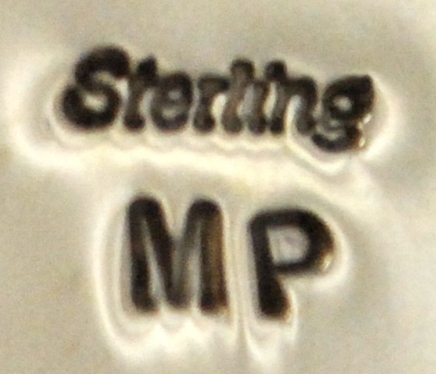 Navajo Coral & Turquoise Sterling Silver Pendant - Michael Perry