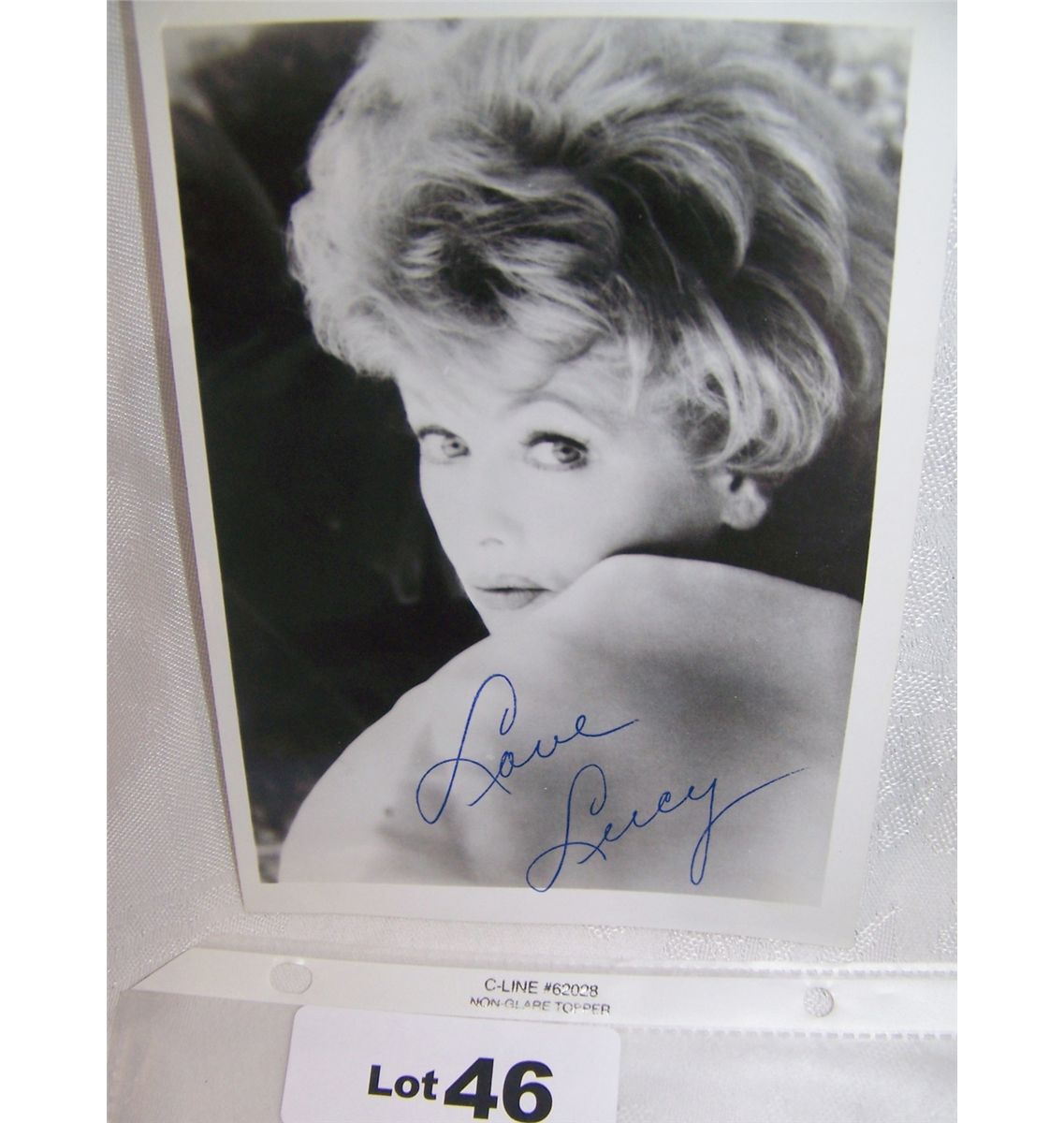 LUCILLE BALL SIGNED PICTURE "LOVE LUCY"
