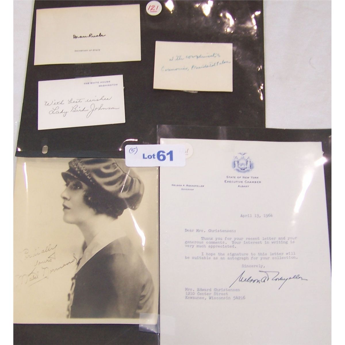 Four Collectible Autographs.