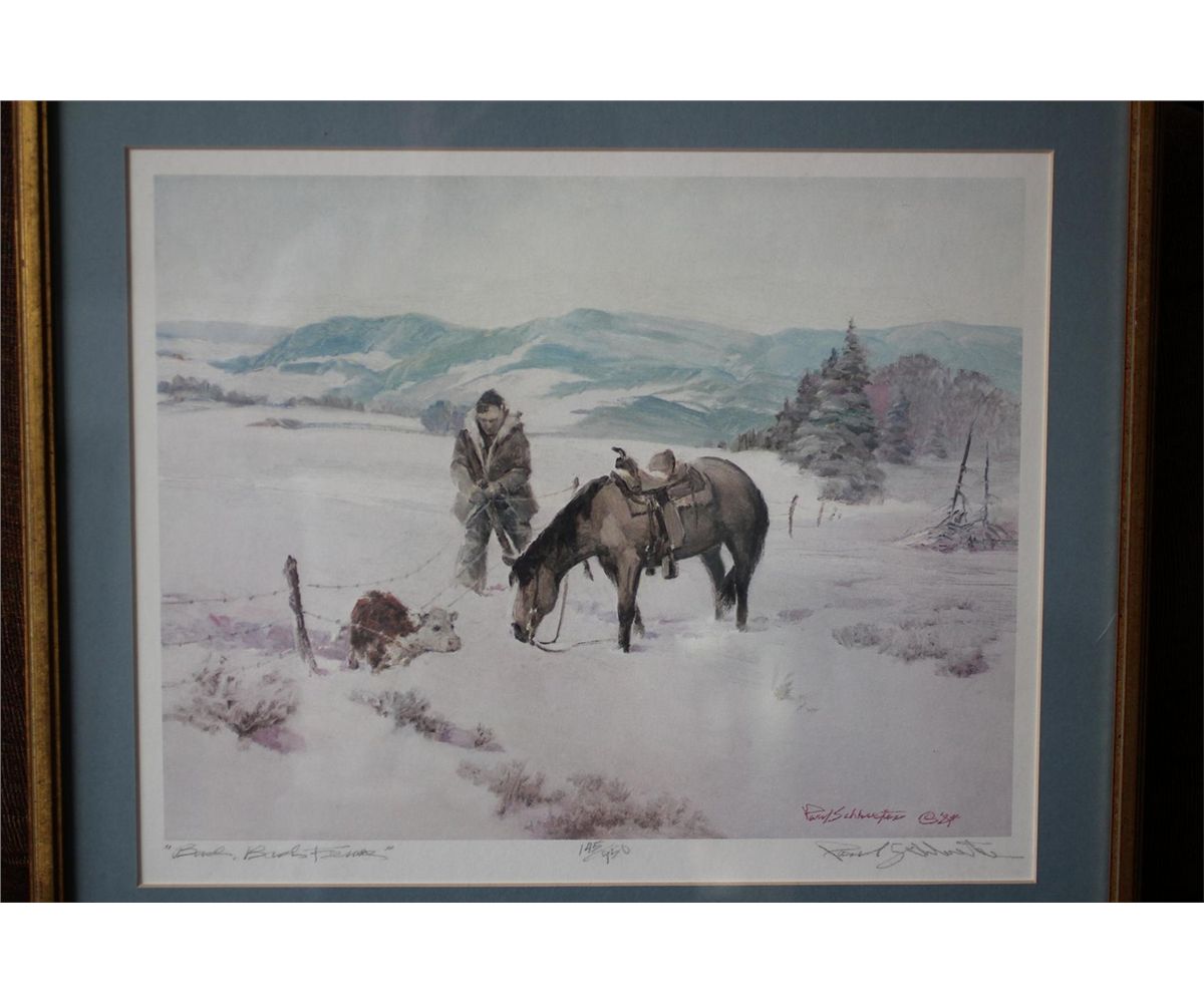 15" x 18" Signed Print by St. louis Disabled Artist Paul Schlueter