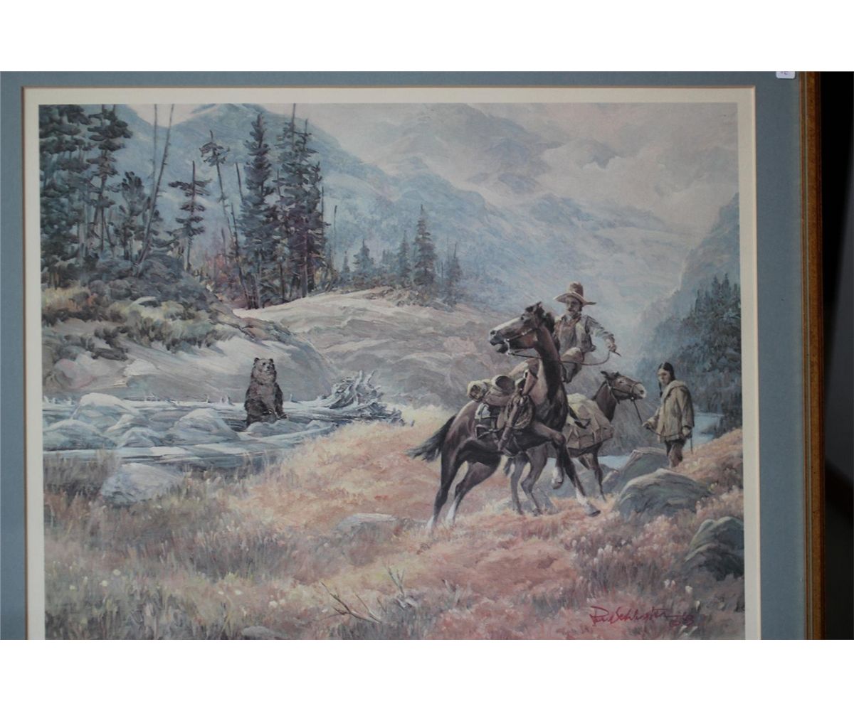 18" x 22" Signed Print by St. Louis Disabled Artist Paul Schlueter