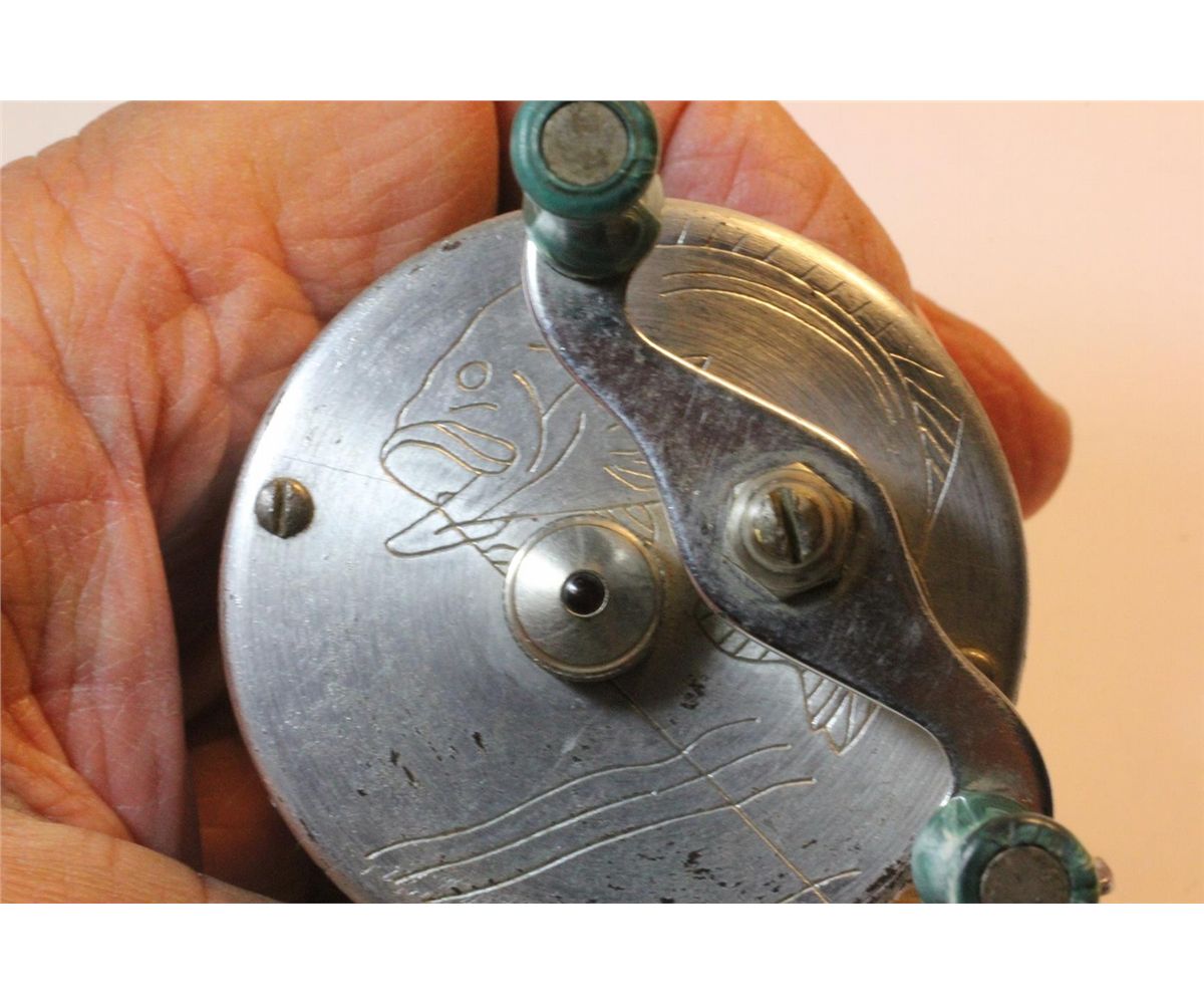 Unmarked Reel with Side Plate Engraved