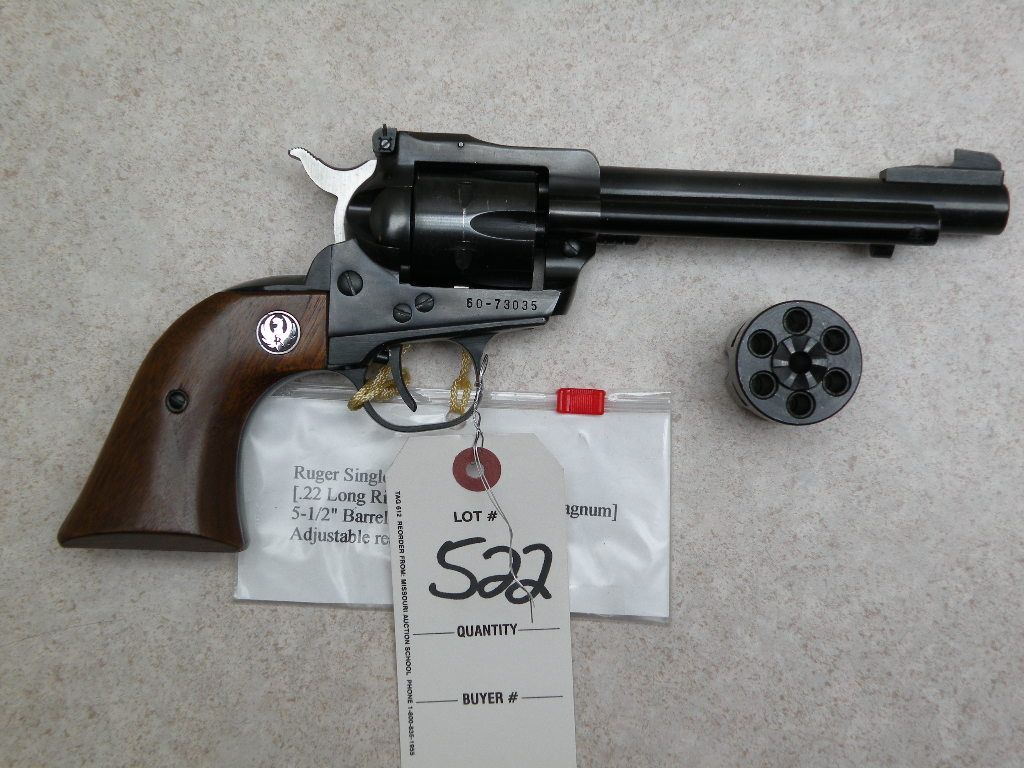 Ruger Single Six Convertible 22 LR or 22 WIN MAG revolver SN- 6073035