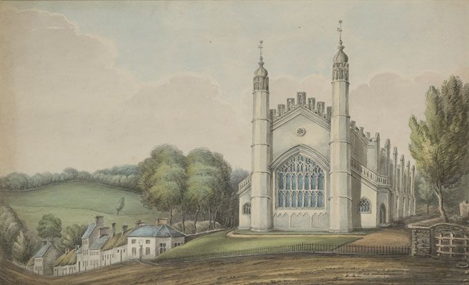 19th Century (Irish School) views of Collon Village Co. Louth