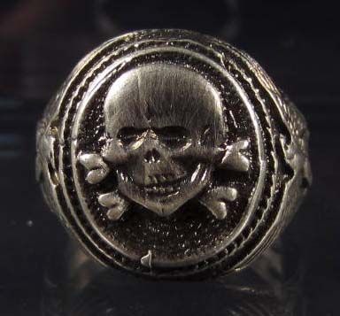 STERLING SILVER GERMAN NAZI PANZER RING