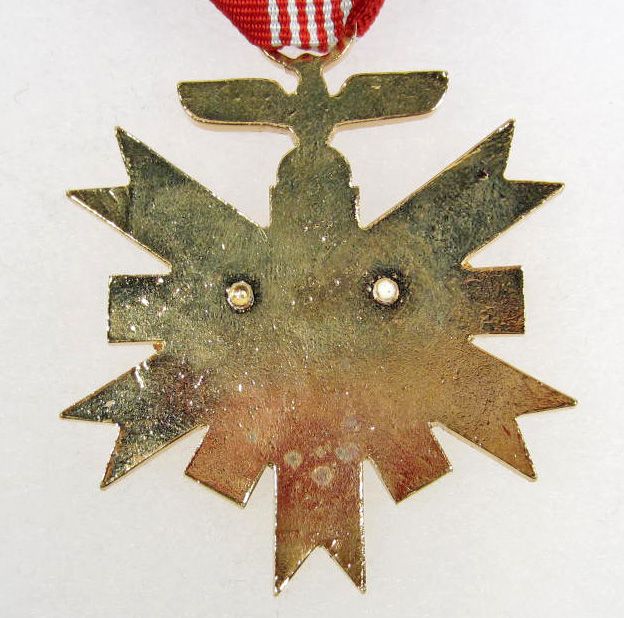 GERMAN NAZI OLYMPICS GOLD MEDAL W/ RIBBON