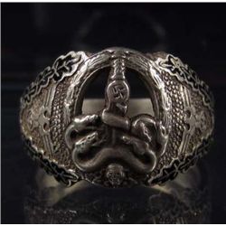 GERMAN NAZI ANTI- PARTISAN WARFARE ENAMELED RING