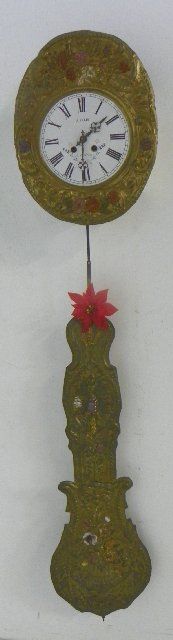 French swag clock by J. Belin