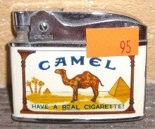 Vintage CAMEL Lighter Stamped *CROWN* - Excellent Condition!!