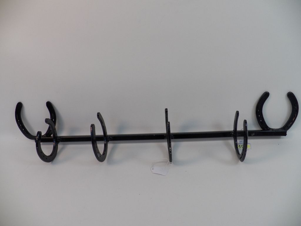 Horseshoe Bridle Rack --could be used as a coat rack or hat rack ...