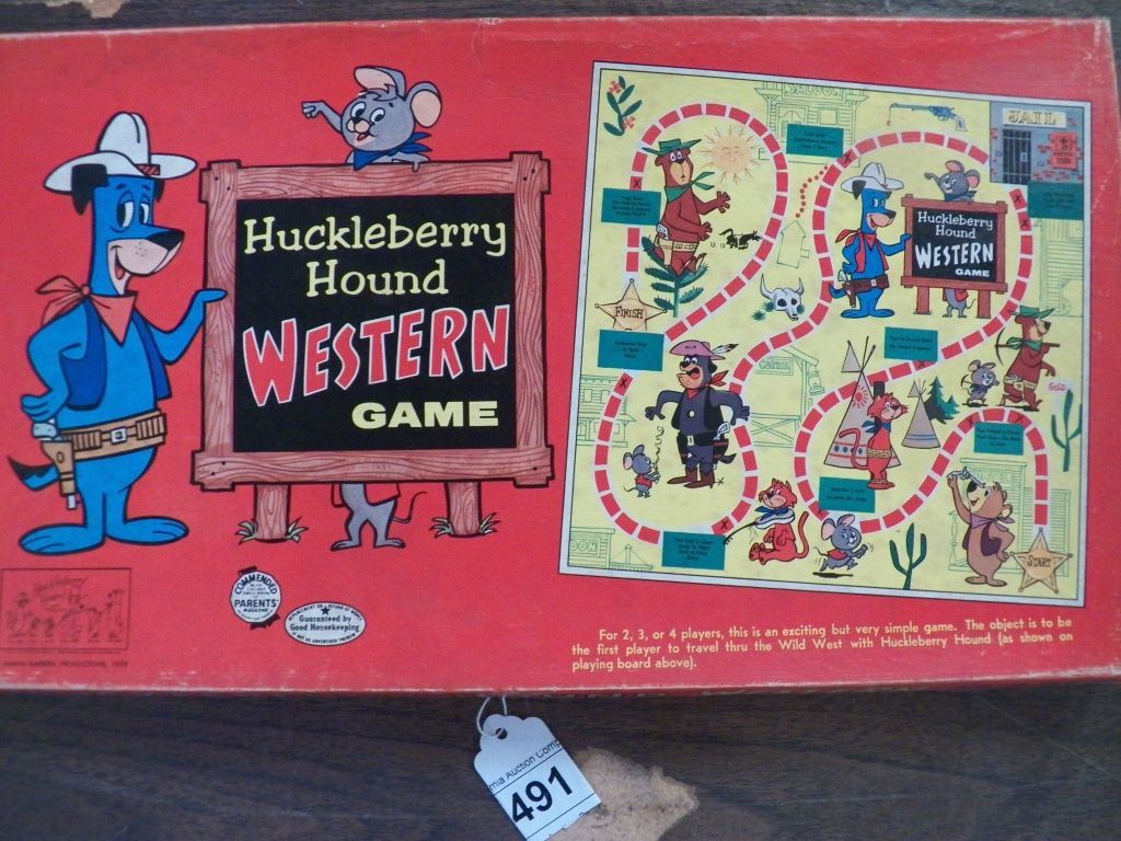 Vintage Huckleberry Hound Western Game