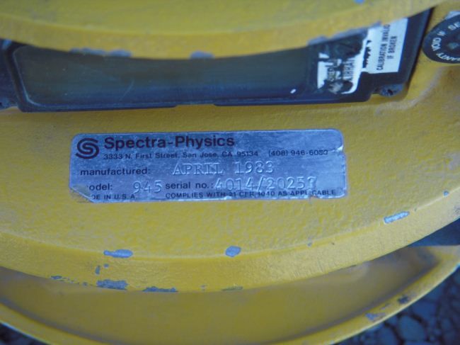 Spectra Physics 945GS Laser Level SL