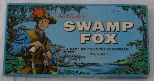 Walt Disney's Swamp Fox board game by Parker Brothers