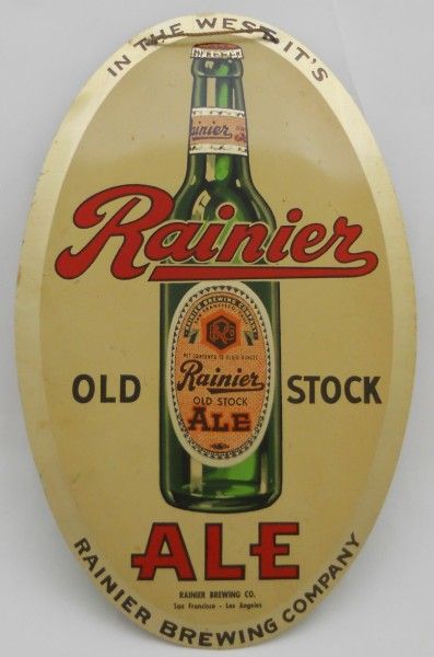 Rainier Old Stock Ale Sign