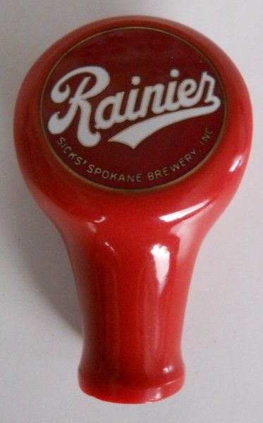 Rainier Beer Bakelite Tap Knob - Spokane