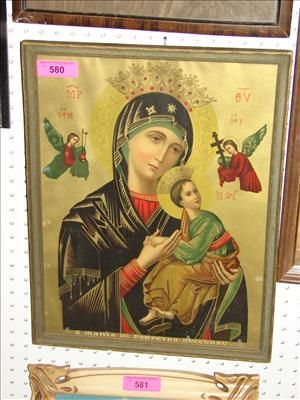 S MARIA DE PERPETUO SUCCURSU RELIGIOUS PRINT