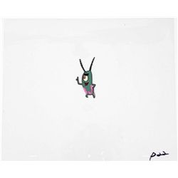 Production Spongebob Cel Out Smart Plankton Original