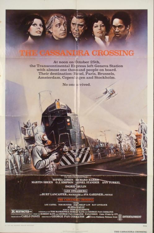 Cassandra Crossing Original 1 Sh Movie Poster 1976