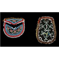 Winnebago Beaded Bag 3 1/2"x 3" Good Condition with Minor Bead Loss and ...