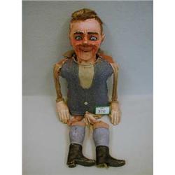 "Victorian papier mache ventriloquist's dummy...