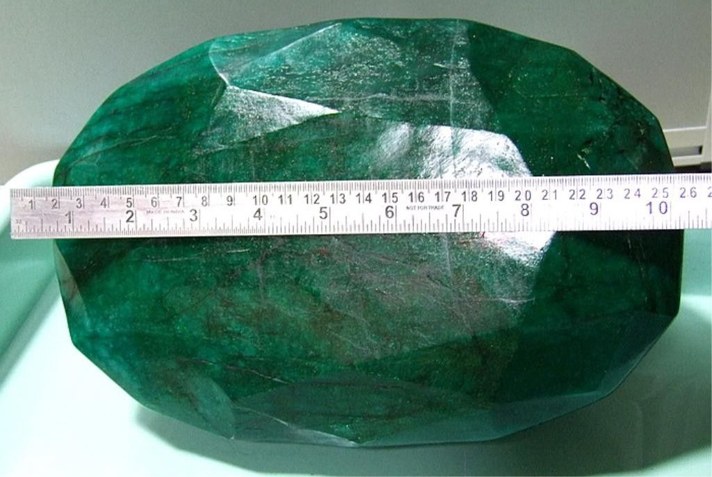 65,500 ct - World Largest Faceted EMERALD Gem