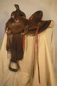 Hamley & Co., saddle, maker’s mark stamped in seat, new strings and ...
