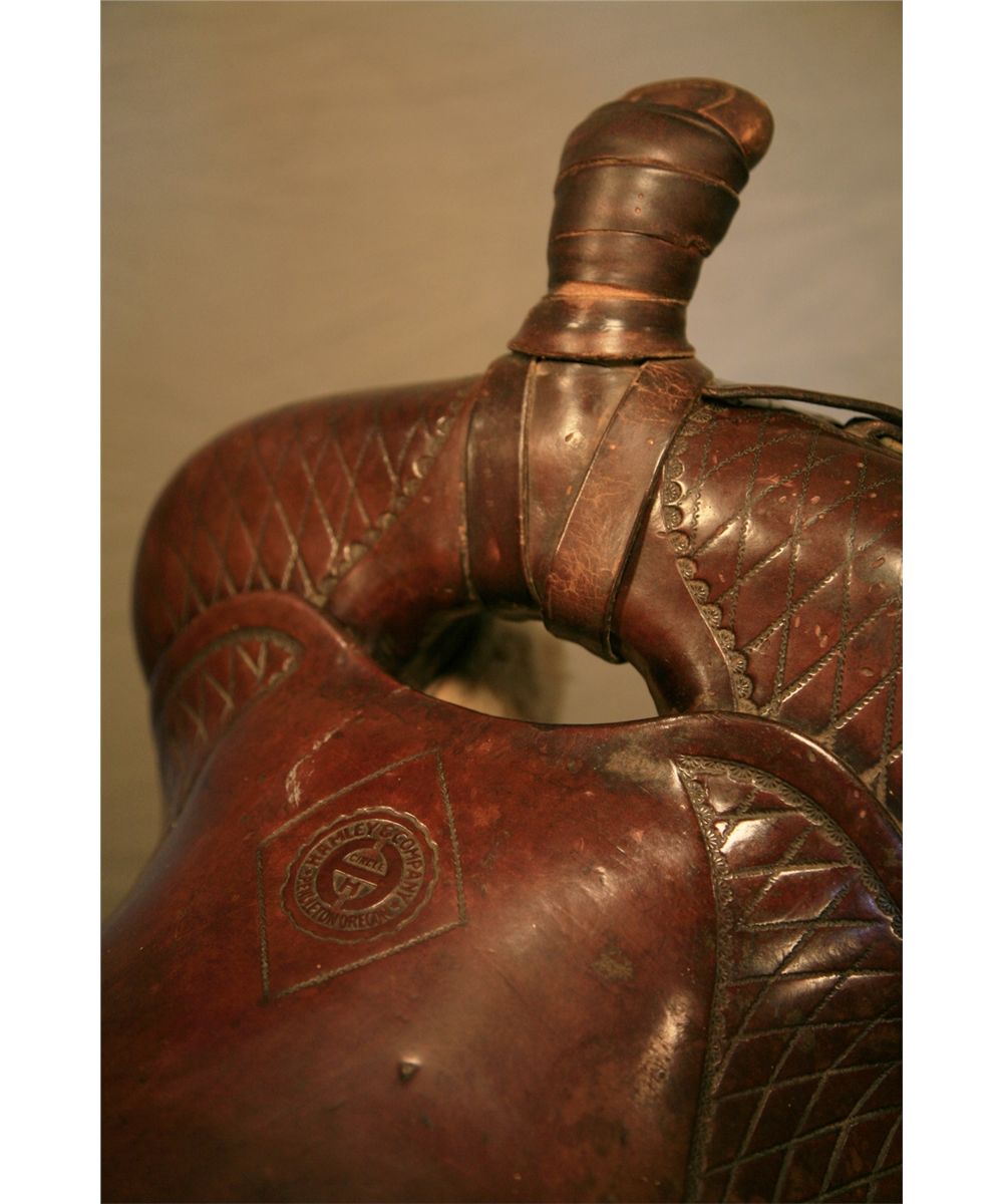 Hamley & Co., saddle, maker’s mark stamped in seat, new strings and ...