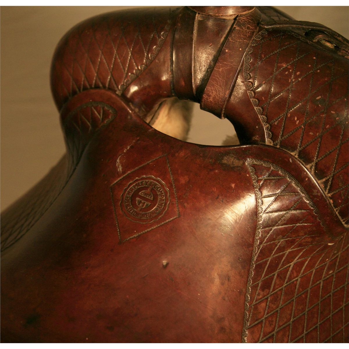 Hamley & Co., saddle, maker’s mark stamped in seat, new strings and ...