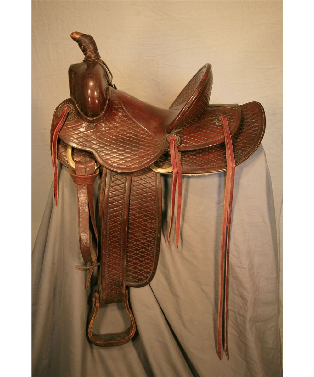 Hamley & Co., saddle, maker’s mark stamped in seat, new strings and ...