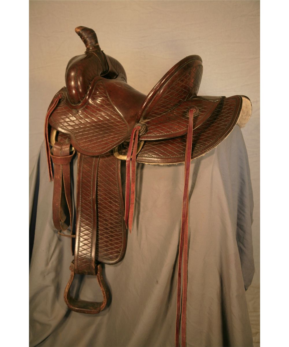 Hamley & Co., saddle, maker’s mark stamped in seat, new strings and ...