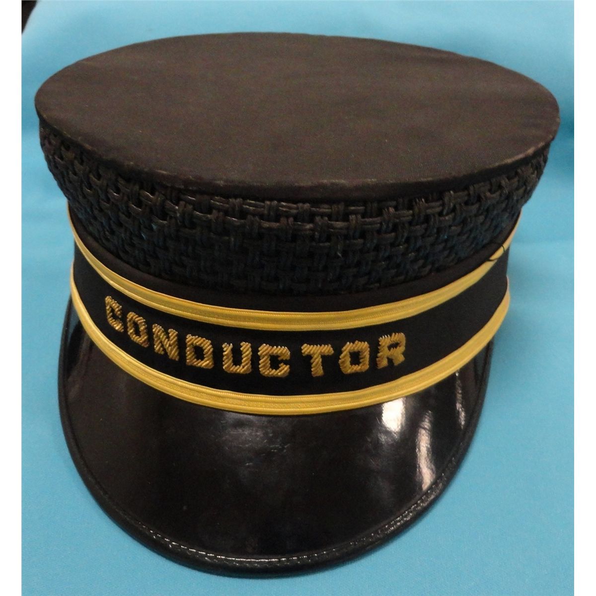 Vintage railroad conductor cap, possible Great Northern