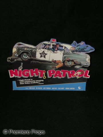Night Patrol Stand Up Sign
