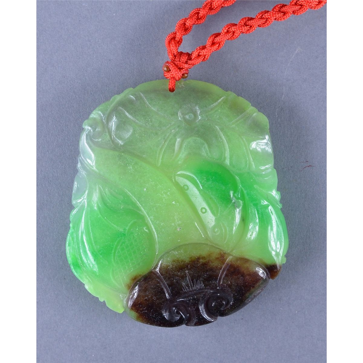 Chinese Three Colour Jade Pendant