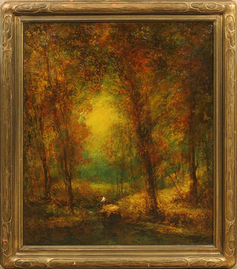 Hudson M. Kitchell, oil on board