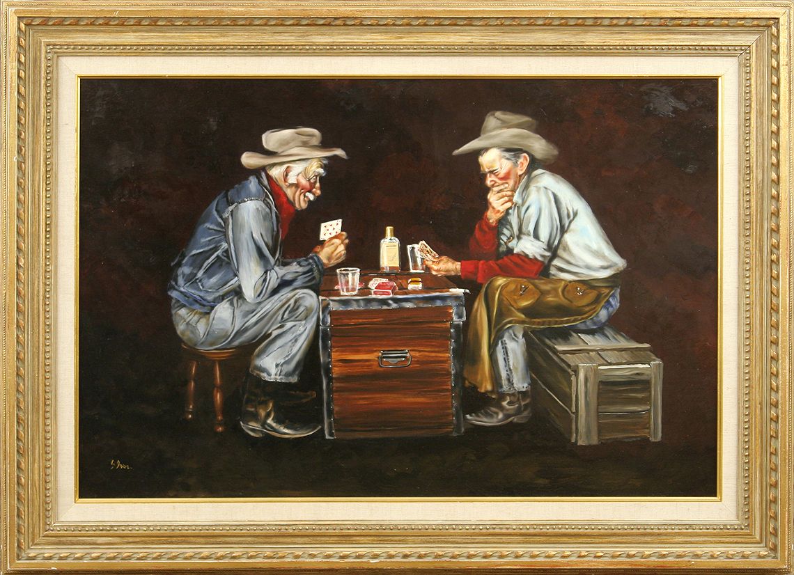 Gerald Farm, oil on board