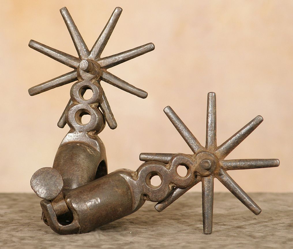 Heavy Iron Mexican Spurs, 19th century