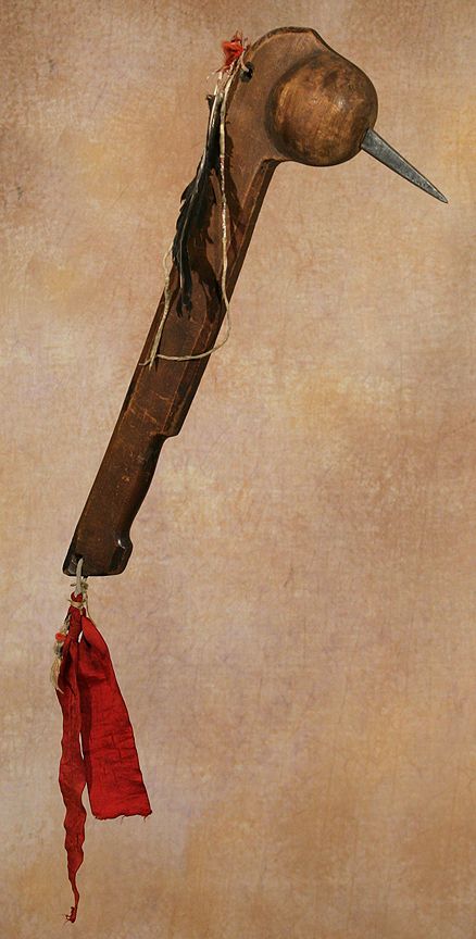 Winnebago Spike War Club, 19th century