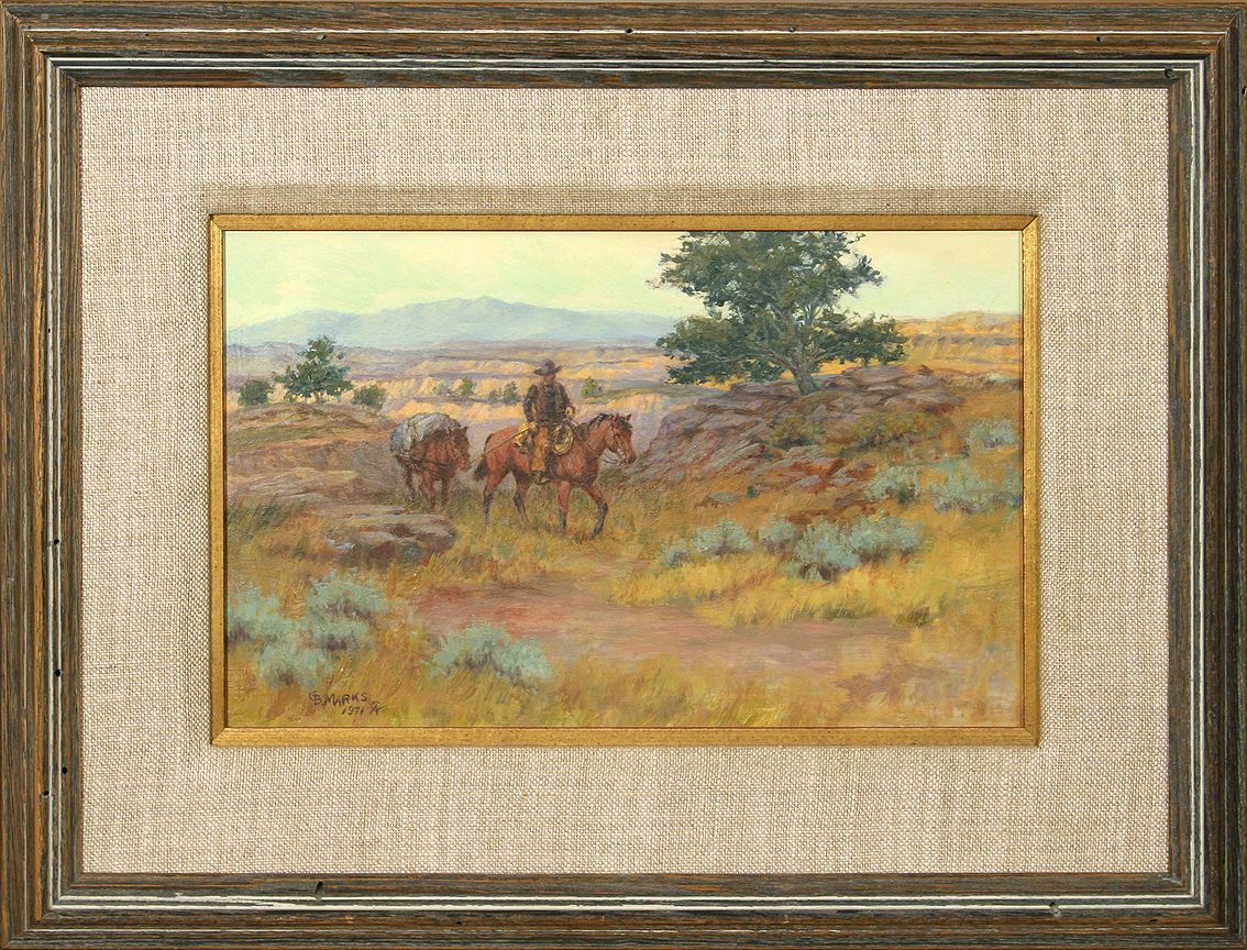 George B. Marks, oil on board