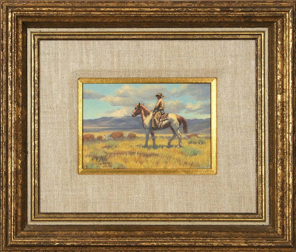 George B. Marks, oil on board