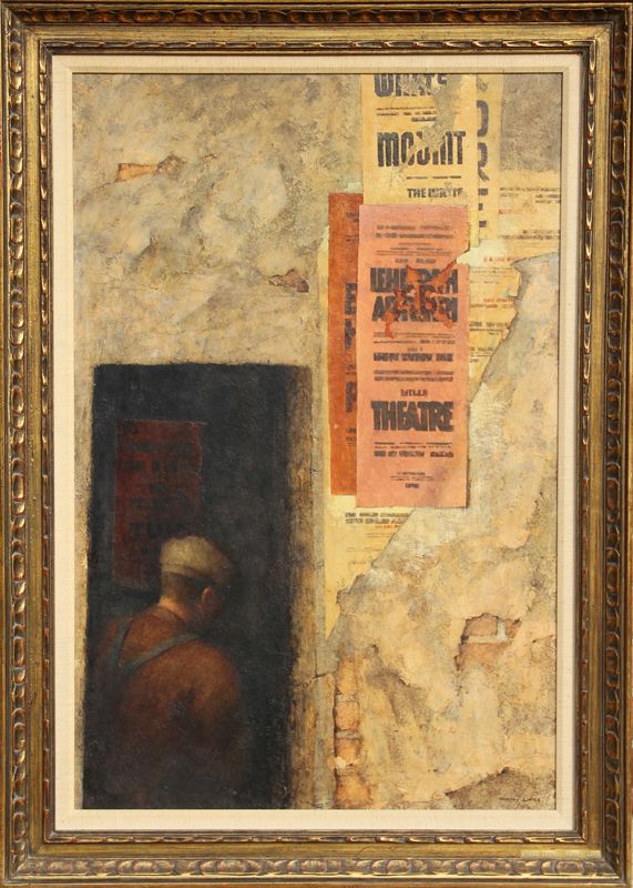 Harry Lane, Theatre, Oil Painting