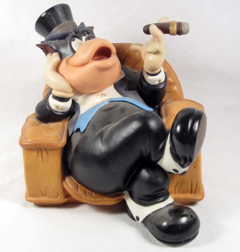 WALT DISNEY CLASSICS "SYLVESTER MACARONI" SCULPTURE IN ORIG BOX W/ COA