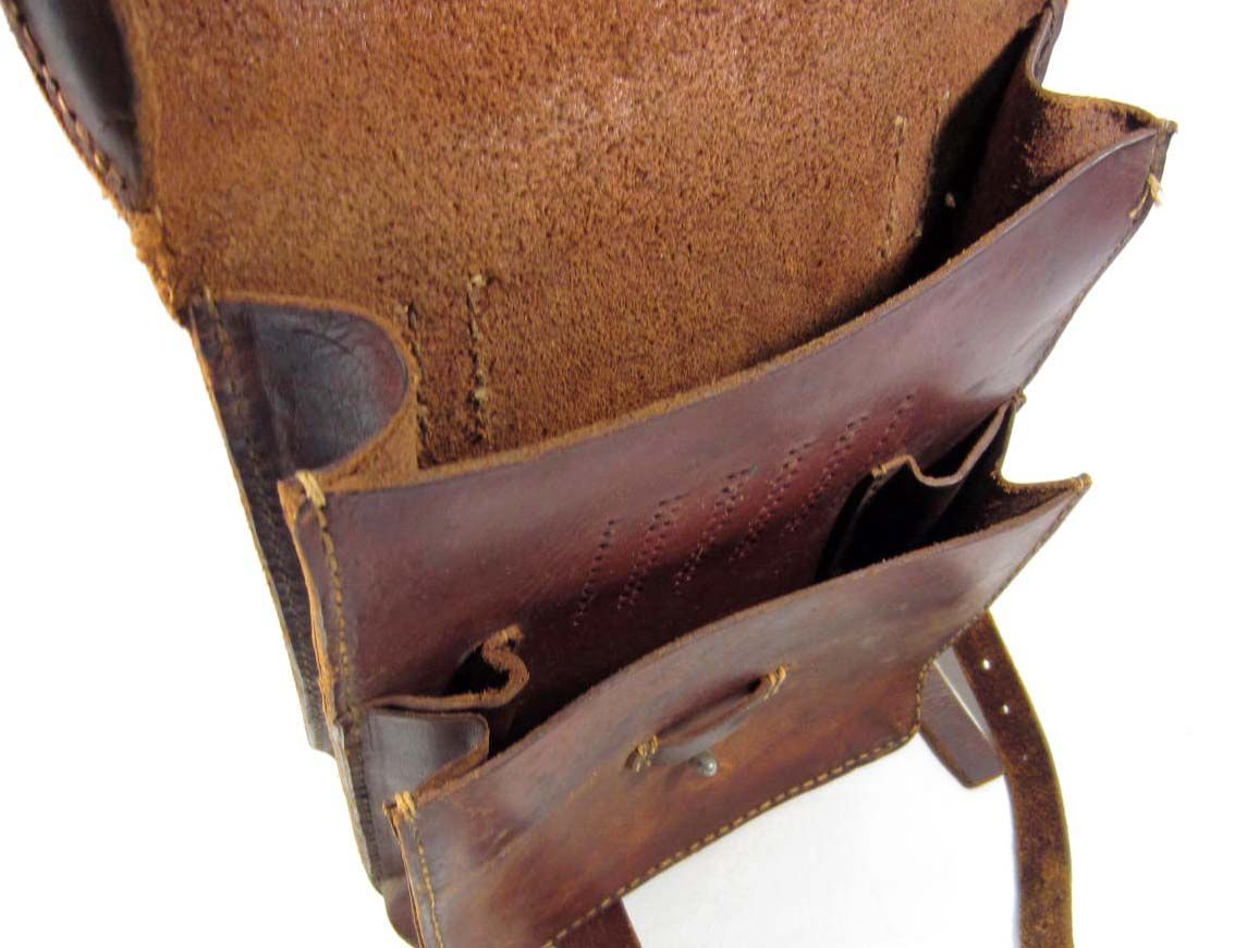 JAPANESE ARMY LEATHER MILITARY COMBAT MAP CASE