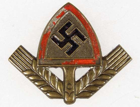 GERMAN NAZI RAD HAT BADGE
