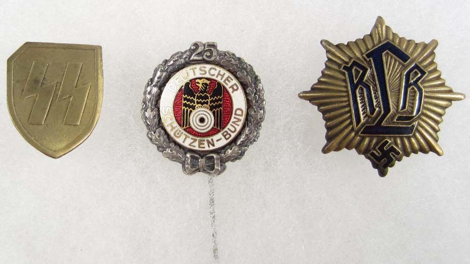LOT OF 3 GERMAN NAZI MEDALS