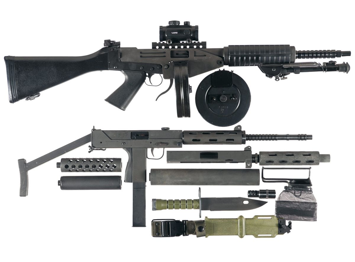 One Rifle and One Pistol