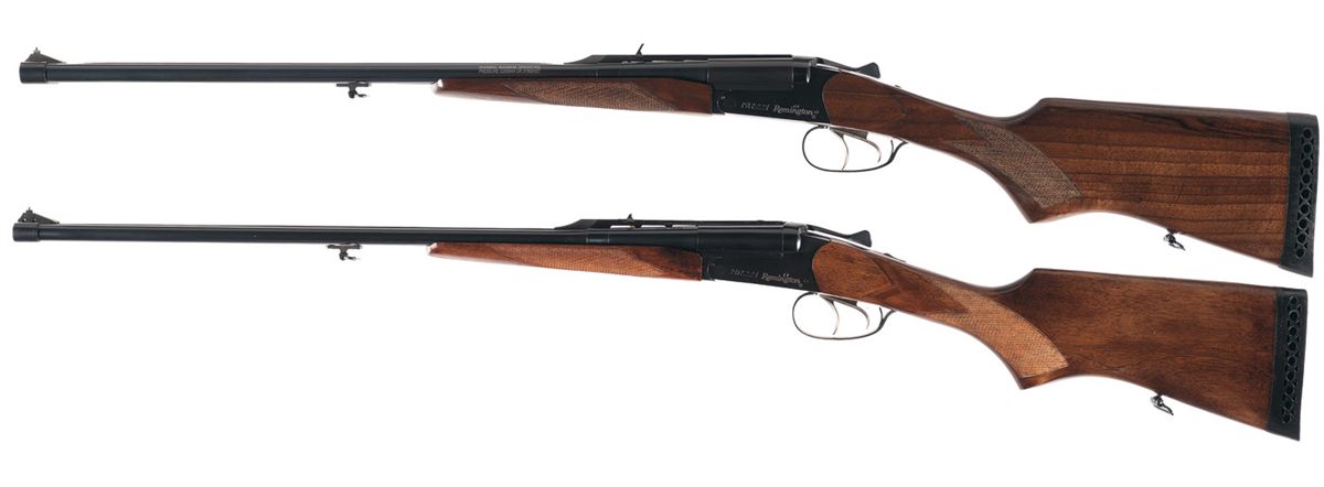 Two Boxed Remington SPR22 Side by Side Rifles