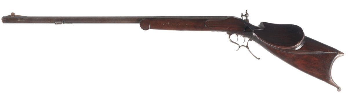 German 4mm Zimmer Schuetzen Rifle