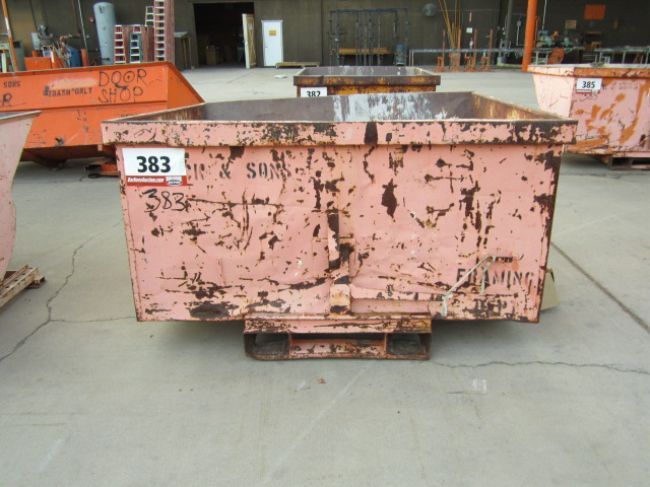 Steel Forklfit Dump Hooper