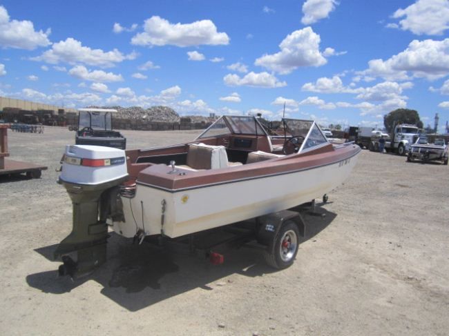 1978 Sundance Marine 18' V-Hull Boat