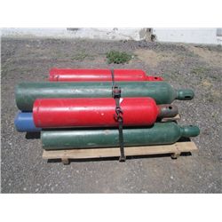 Pallet Of Oxygen & Acetylene Bottles